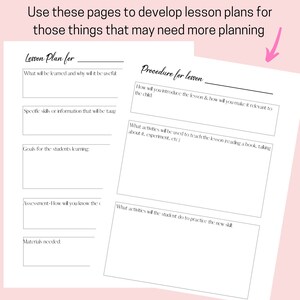 Life Skills & Character Building Lesson Planner (digital Download) - Etsy