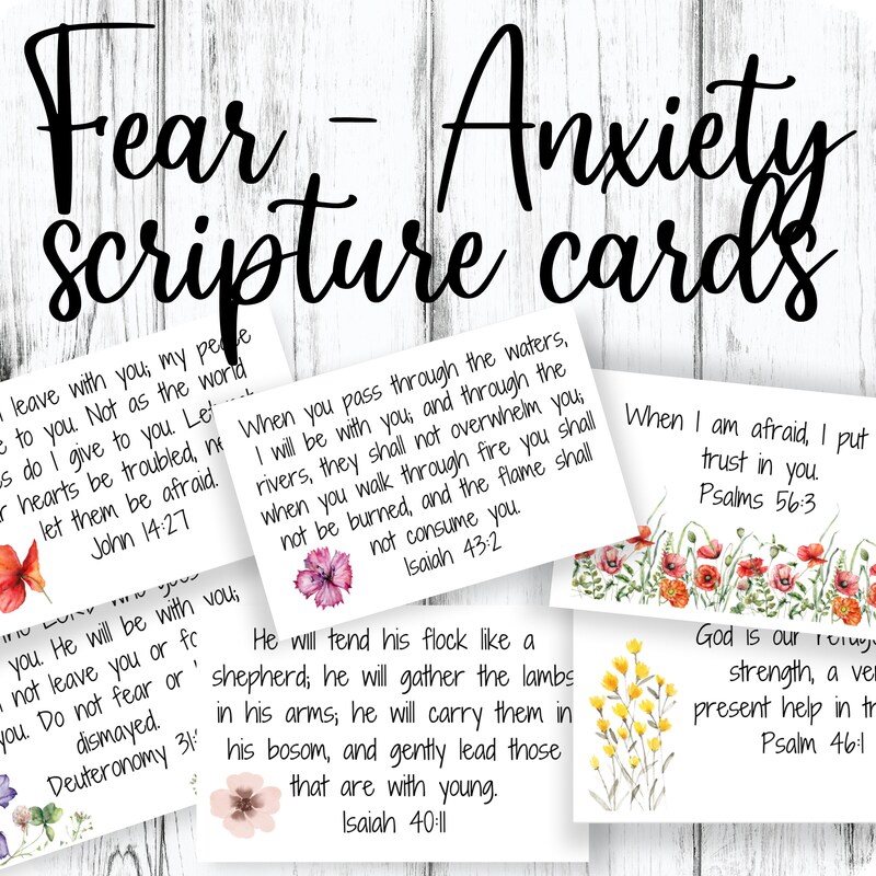 Printable Scripture Cards - Etsy