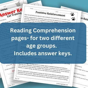 Jr. Cat Training Unit Study With Lesson Plans, Worksheets and ...