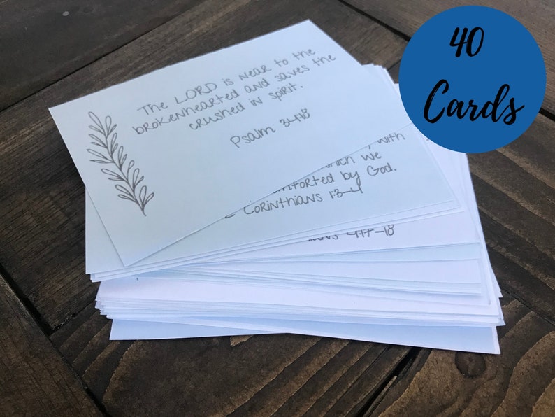 Printable Scripture Cards Bible Verse Cards for Those - Etsy