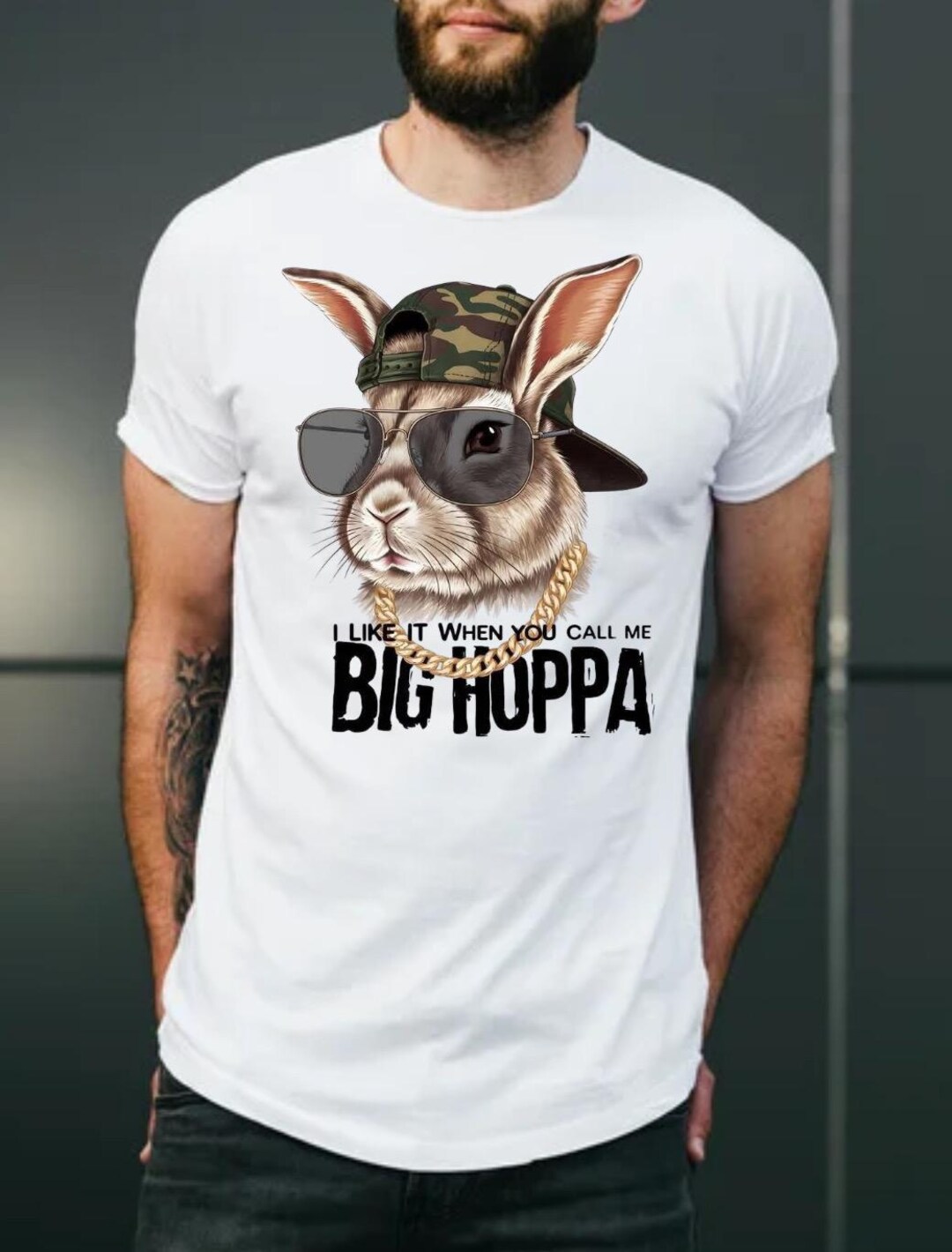 Big Hoppa Easter Bunny PNG: Happy Easter Shirt Design (digital Download ...