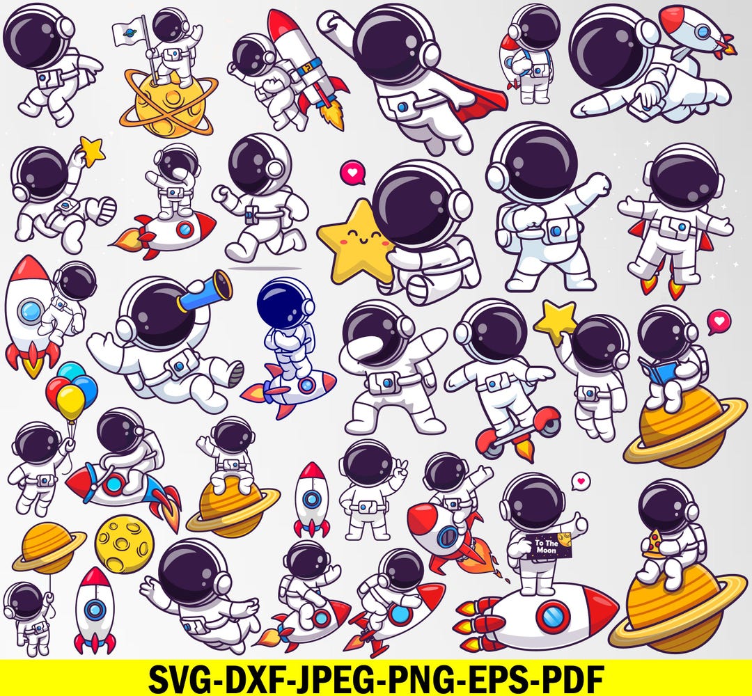 Space Svg Bundle, Space Svg, Space Clipart, Space Man Svg, Universal ...