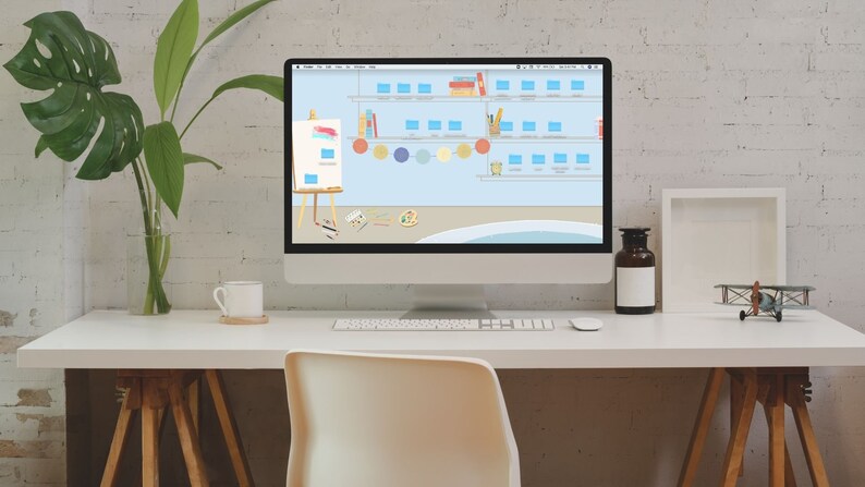 Desktop Wallpaper | Craft Room Background Digital Desktop - Etsy Canada