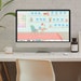 Desktop Wallpaper | Green Study Room Background Digital Desktop - Etsy ...