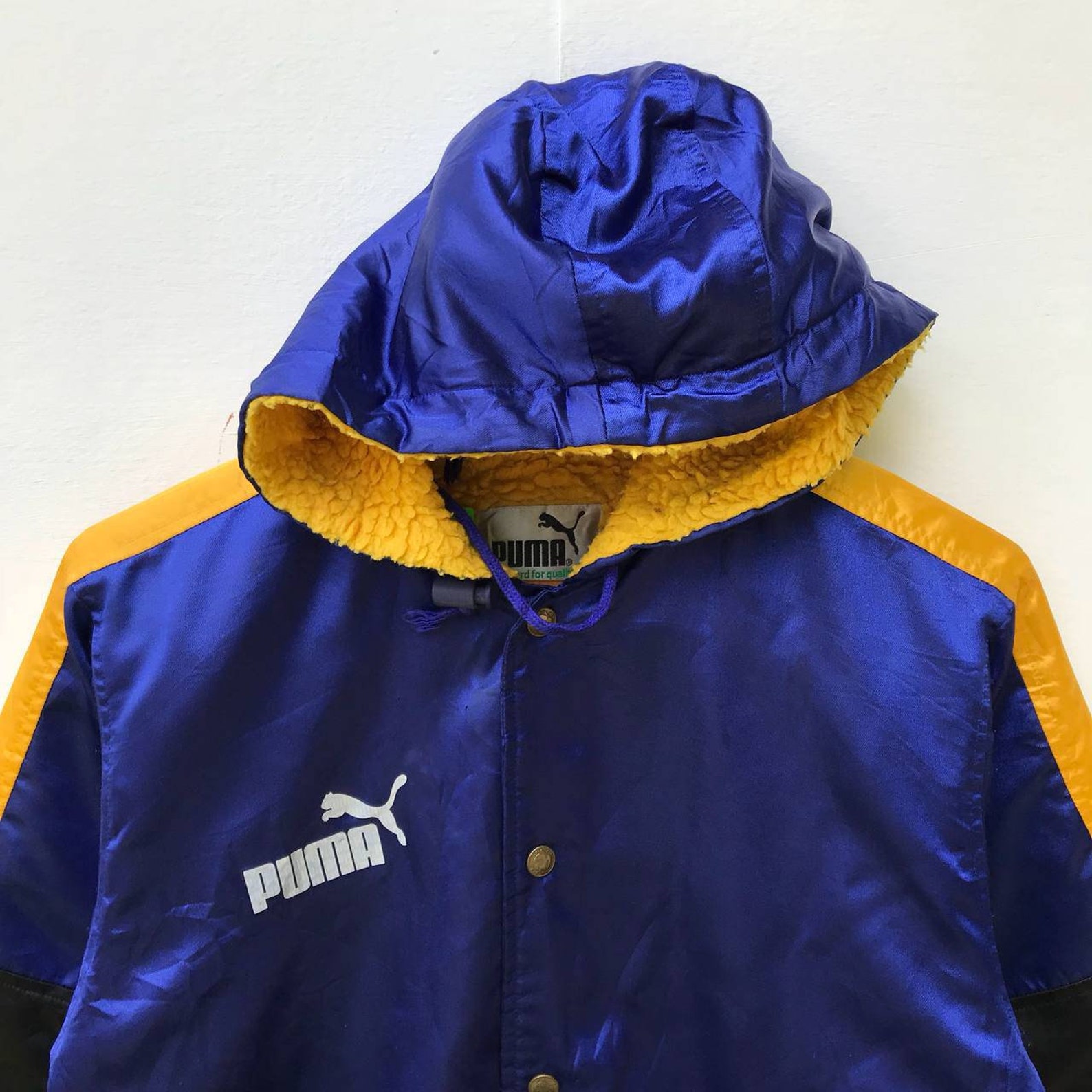 Rare Vintage Puma Euro Sports Big Spell Logo Snap Button | Etsy