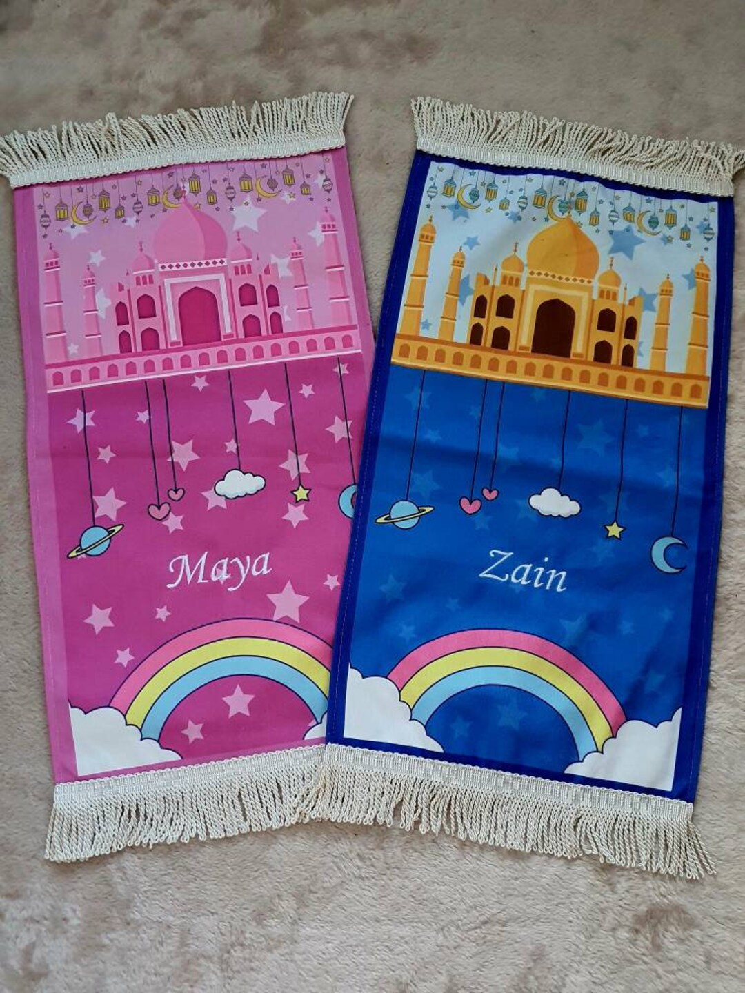 Personalised Kids Prayer Rug Customized for Children Babies Toddler ...