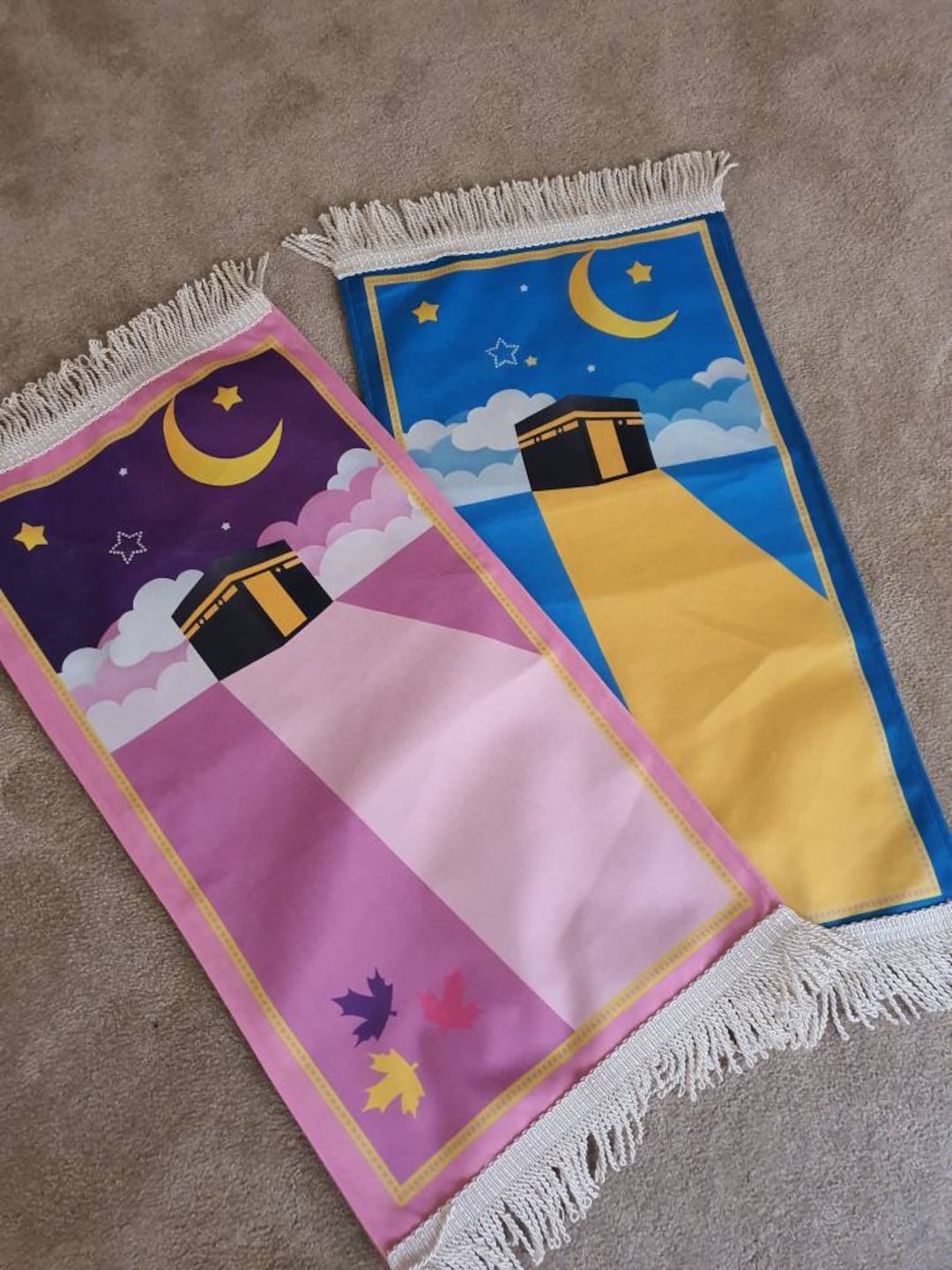 Personalised Mini Prayer Mat for Kids Children Babies Toddlers Cartoon ...