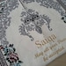 Personalised Deluxe Turkish Prayer Mat Muslim Sajada Embroidered Rug ...