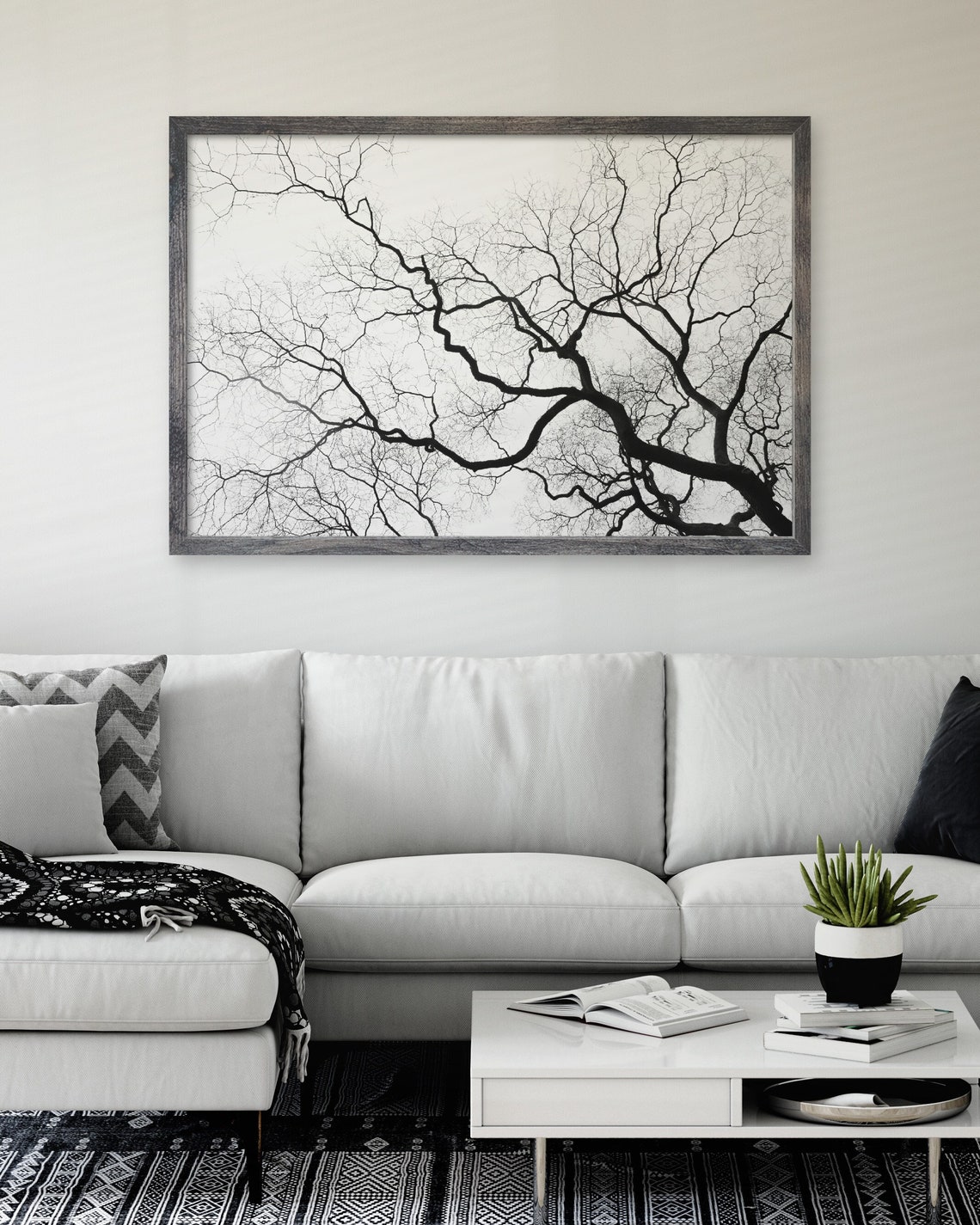 Gnarly Tree Branches, Black & White Nature Photography, INSTANT ...