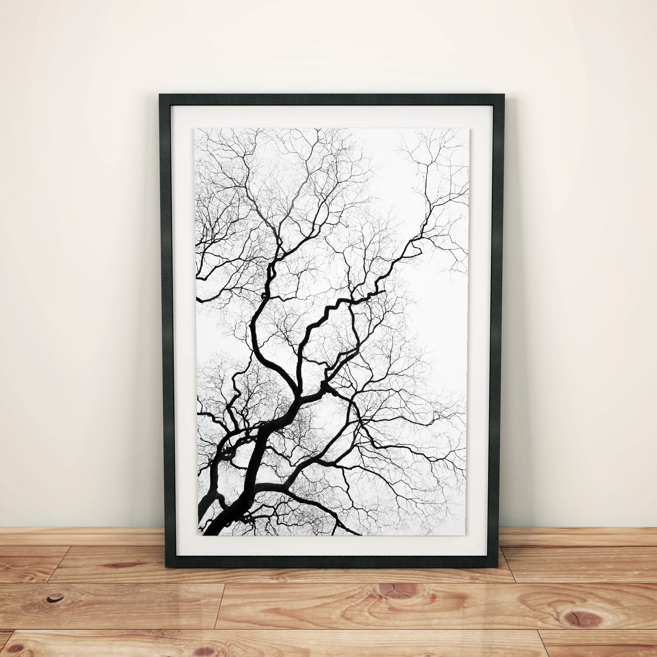 Gnarly Tree Branches, Black & White Nature Photography, INSTANT ...