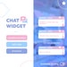 Chat Widget for Twitch With Alerts Custom Green Flower Chat ...