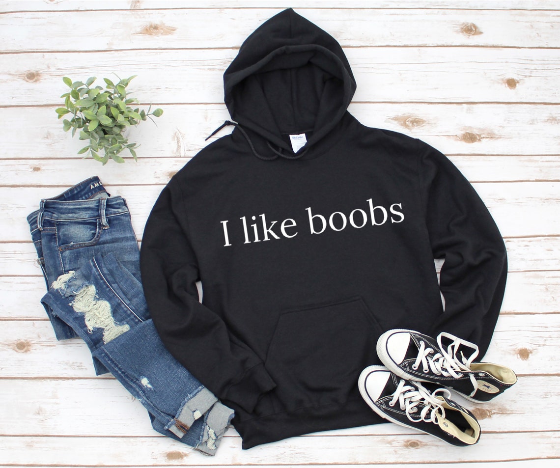 I Like Boobs Hoodie Lgbtq Hoodie Gay Pride Hoodie Lesbian Etsy