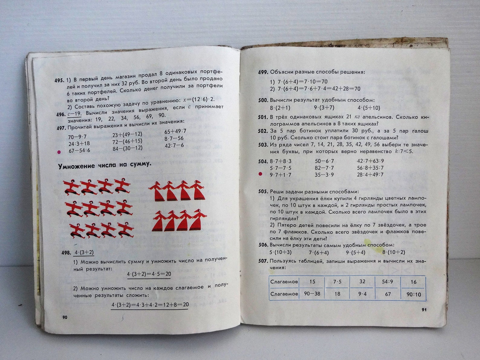 The Math Textbook for Grades 1 and 2 of Primary School. Math | Etsy