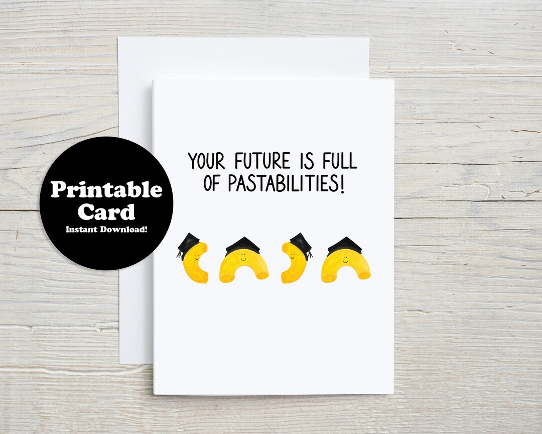 Printable Graduation Card Your Future is Full of - Etsy