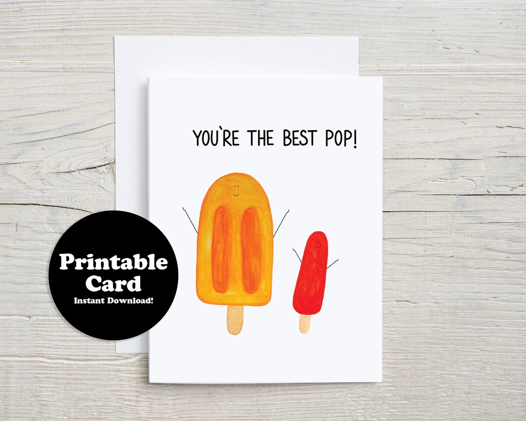 Father's Day Card for Pop Father's Day Card for - Etsy