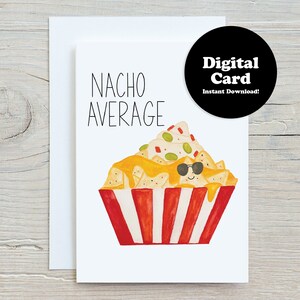 Printable Congratulations Card | Nacho Average - Etsy