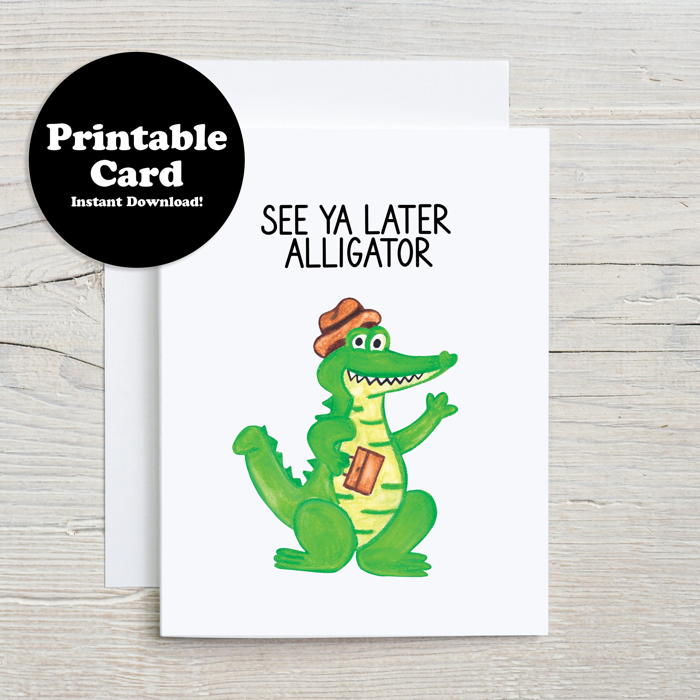 Printable Funny Retirement Card New Job Card See Ya Later - Etsy