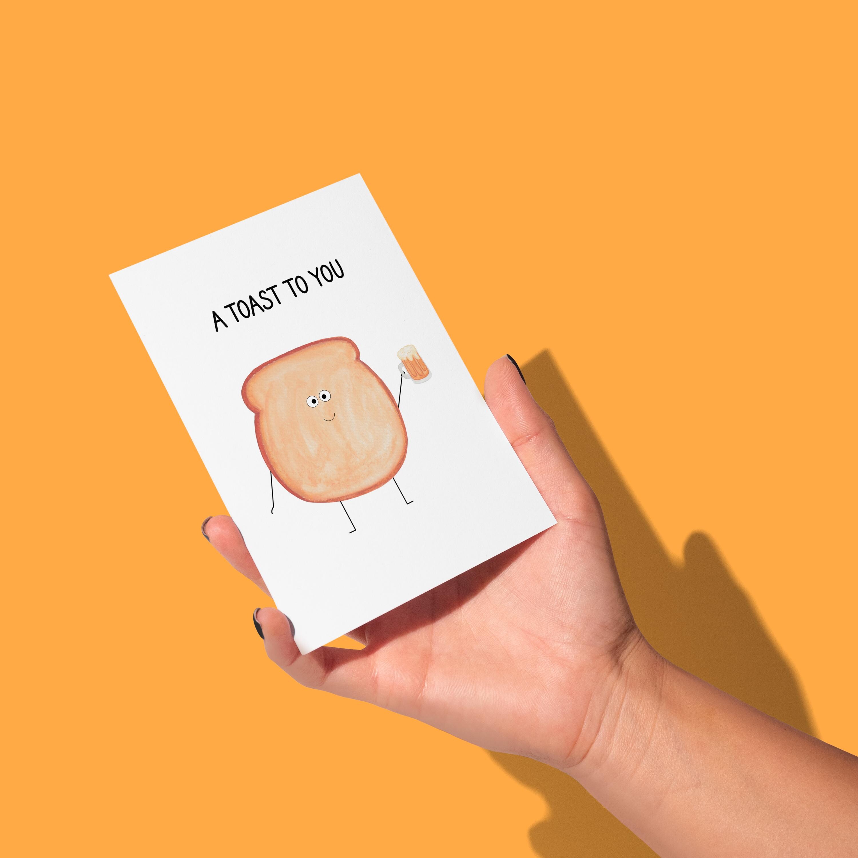 Funny Congratulations Card, A Toast to You, Beer Congratulations Card ...