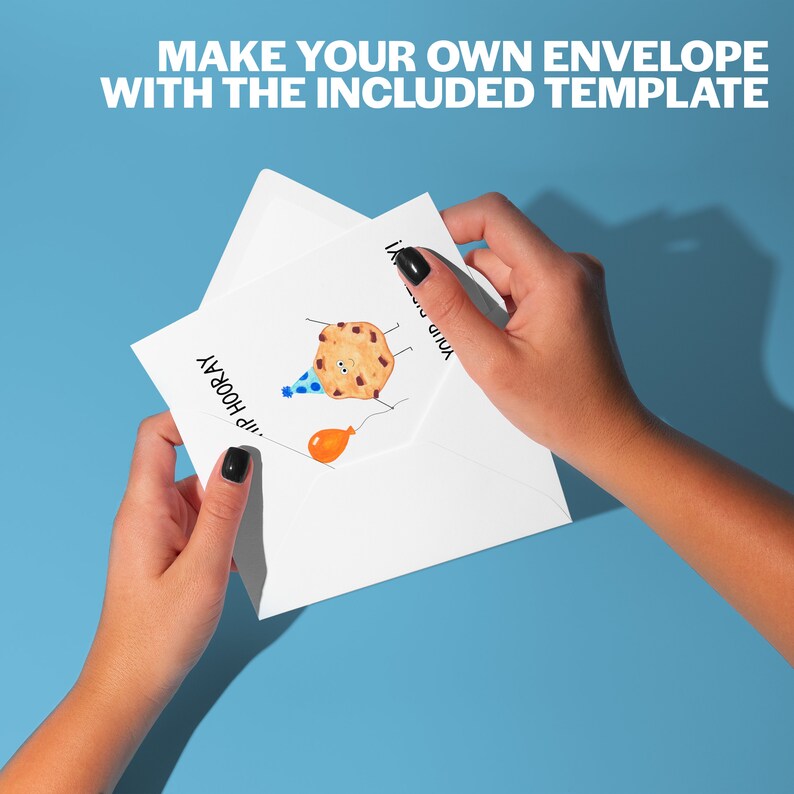 Printable Birthday Card, Cookie Card, Happy Birthday Card, Funny ...