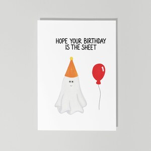 Printable Halloween Birthday Card, Funny Birthday Card, Hope Your ...