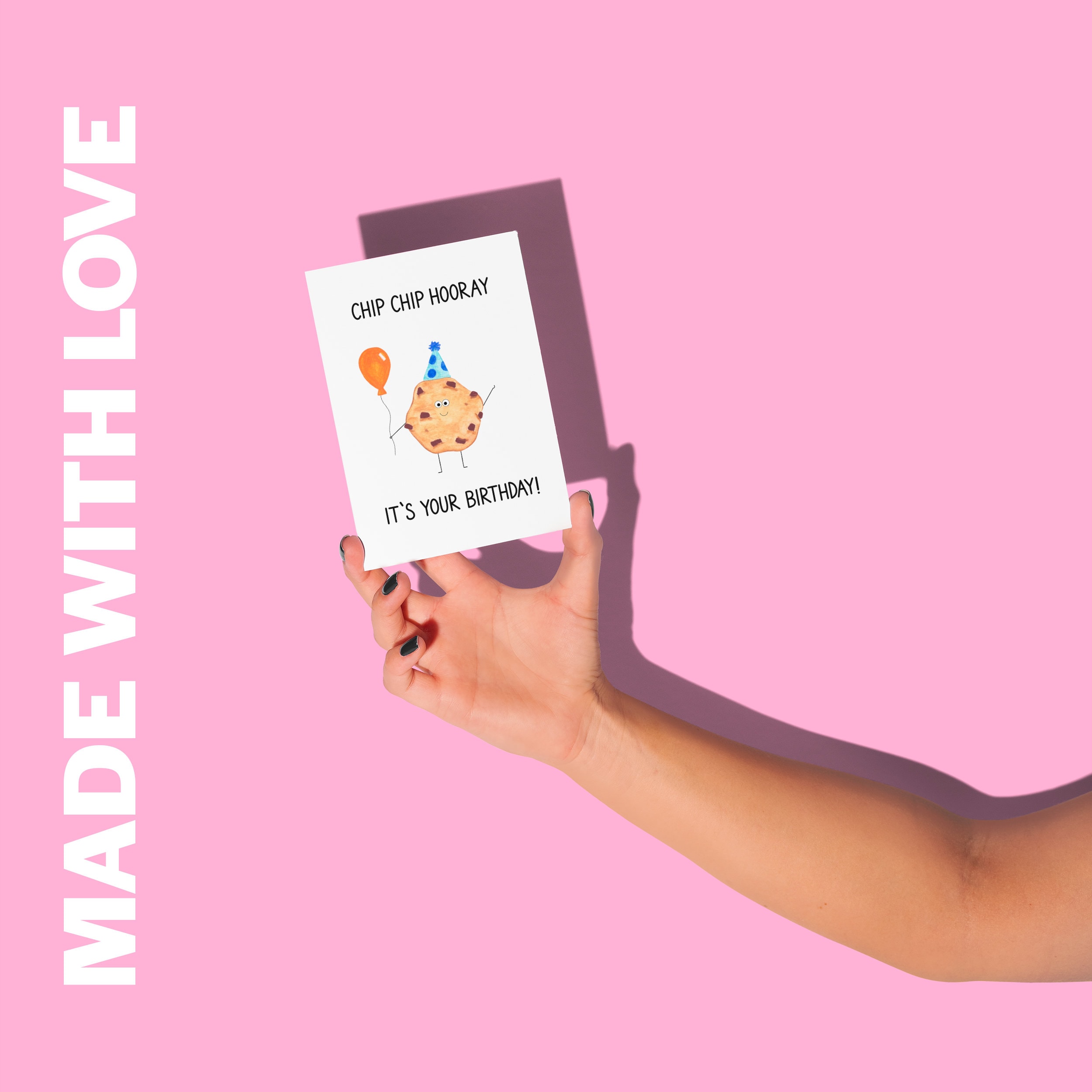 Printable Birthday Card, Cookie Card, Happy Birthday Card, Funny ...