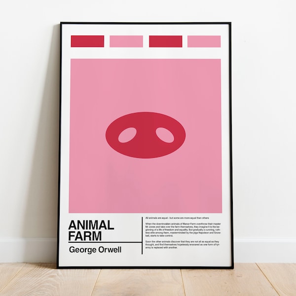 George Orwell Animal Farm Posters - Etsy