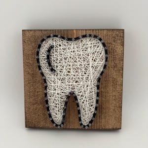 Tooth String Art | Gift for Dentist / Dental Hygienist - Etsy