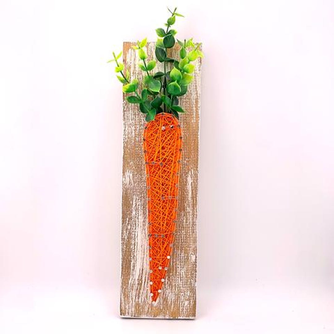 Easter Decor Carrot String Art - Etsy