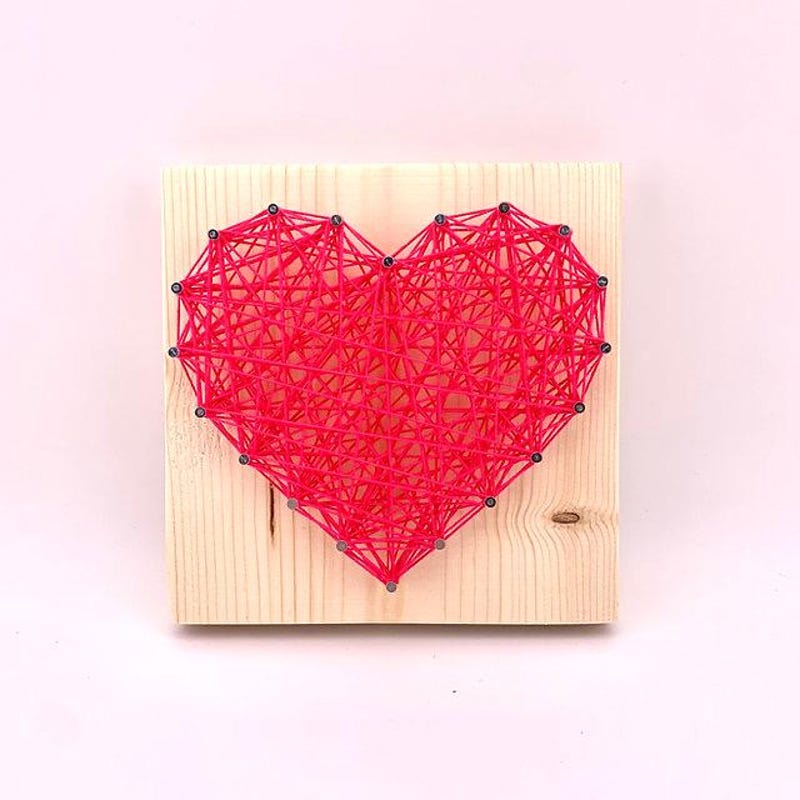 Heart String Art - Etsy