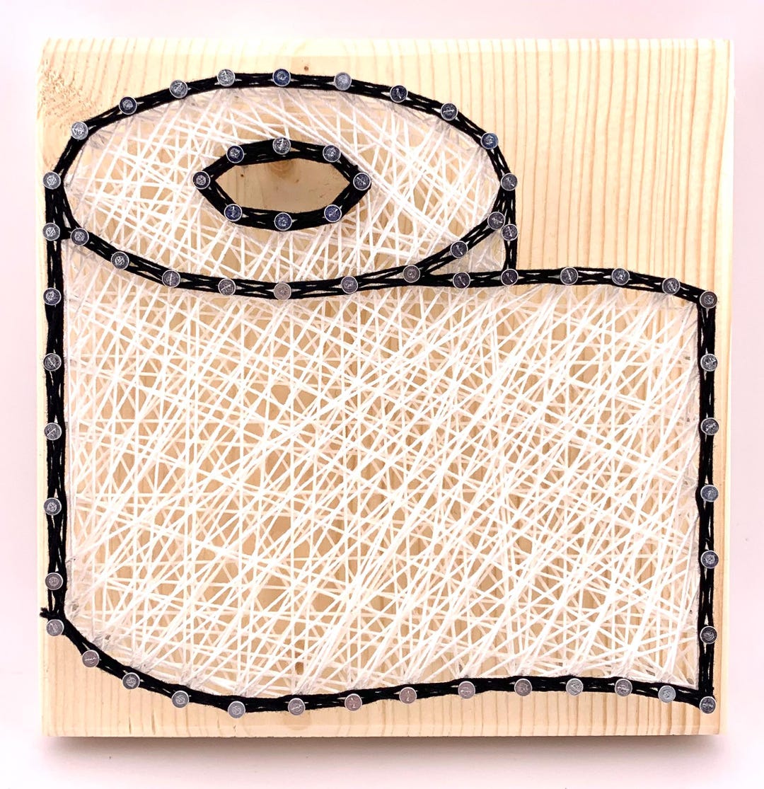 Toilet Paper Roll String Art Kit - Etsy