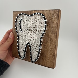 Tooth String Art | Gift for Dentist / Dental Hygienist - Etsy