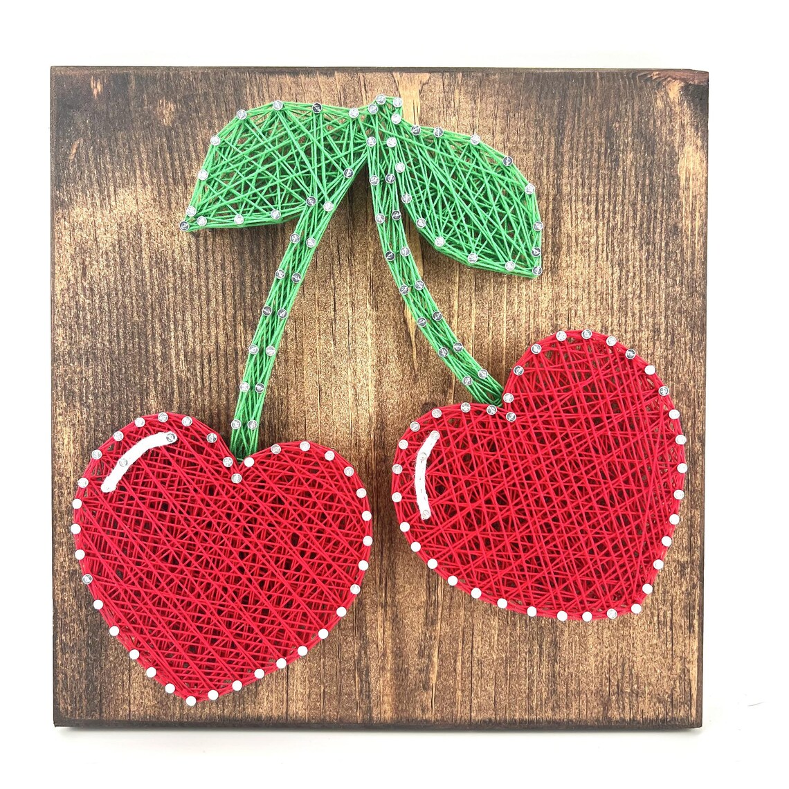 Heart Cherries String Art Kit – DIY Craft, Custom Colors - Etsy
