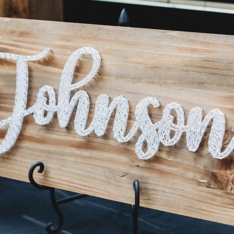 Name String Art - Etsy