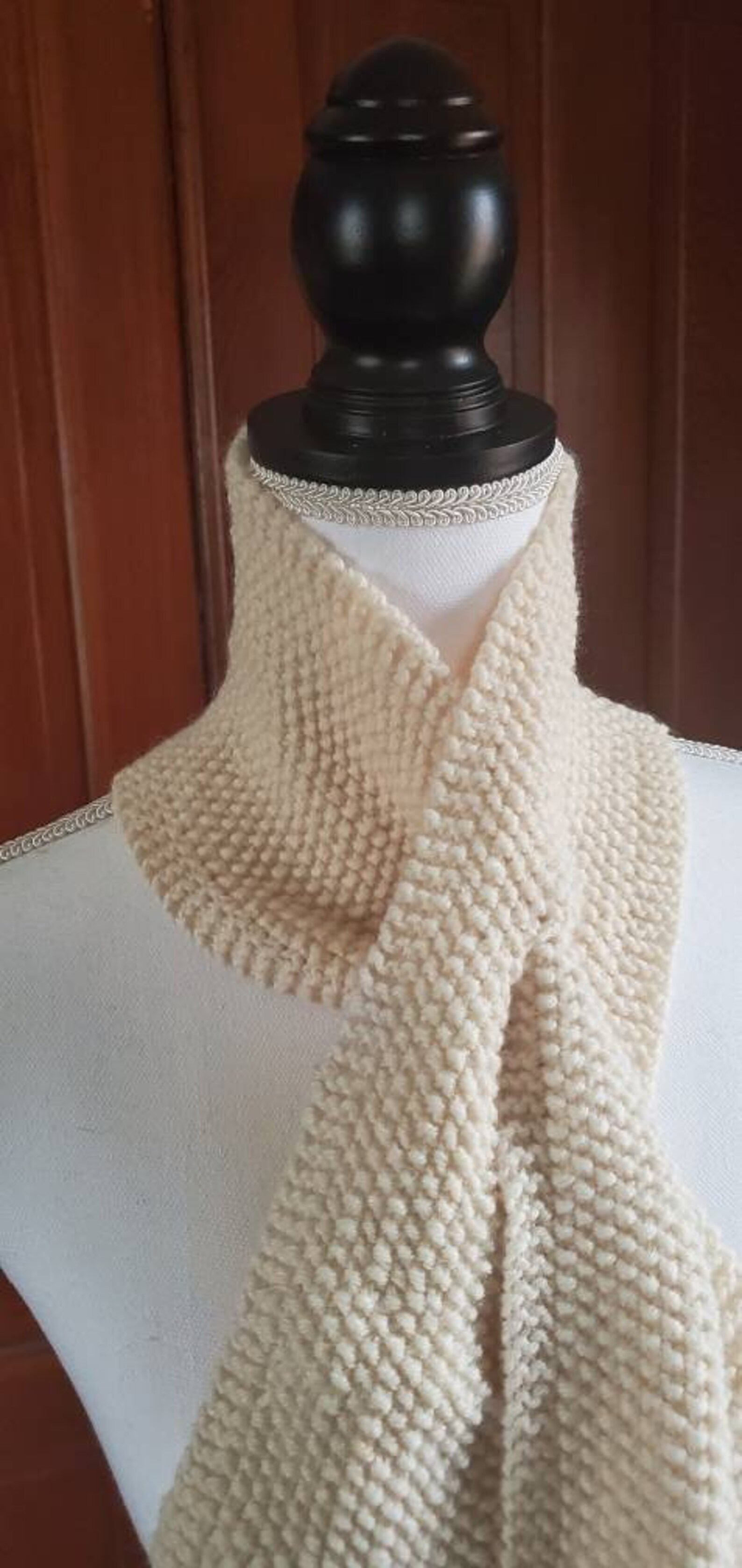 Écharpe simple intelligente en blanc pour accompagner - Etsy France