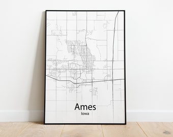 Brockton Massachusetts Minimalist Map Print Minimalist Map of Brockton ...