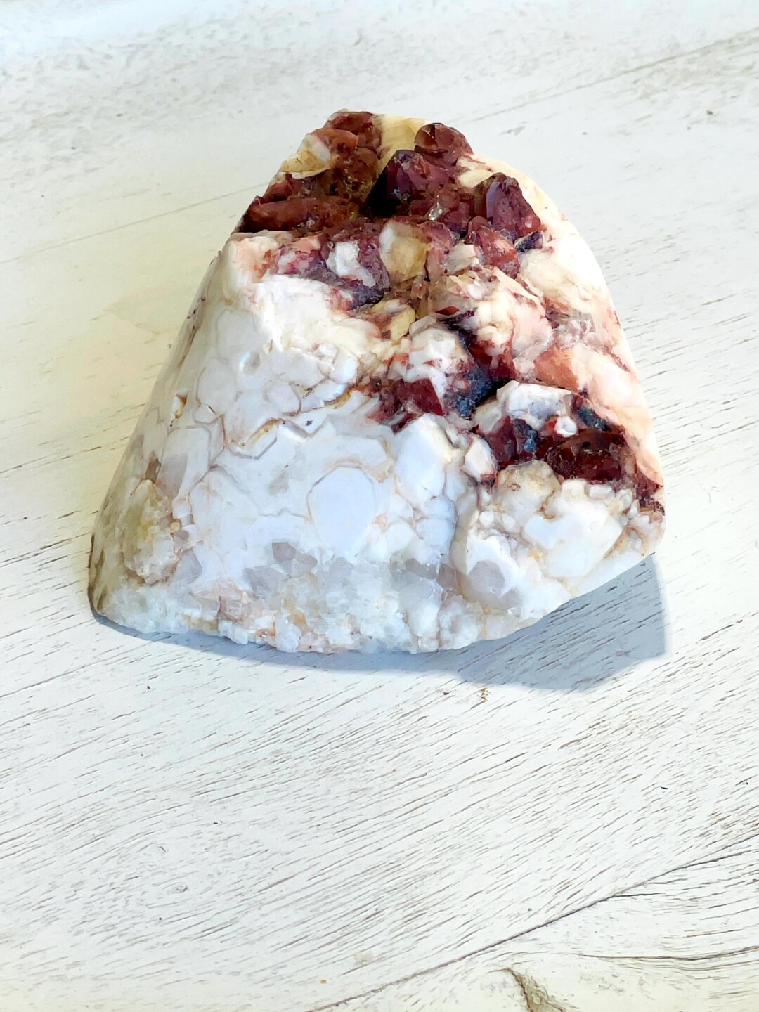 Skystone, Swansea Series, "mal", Hemitoid Quartz Crystals on Chevron ...