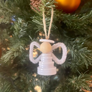 Buttons and Wooden Bead Angel Ornament DIY Craft Kit . - Etsy