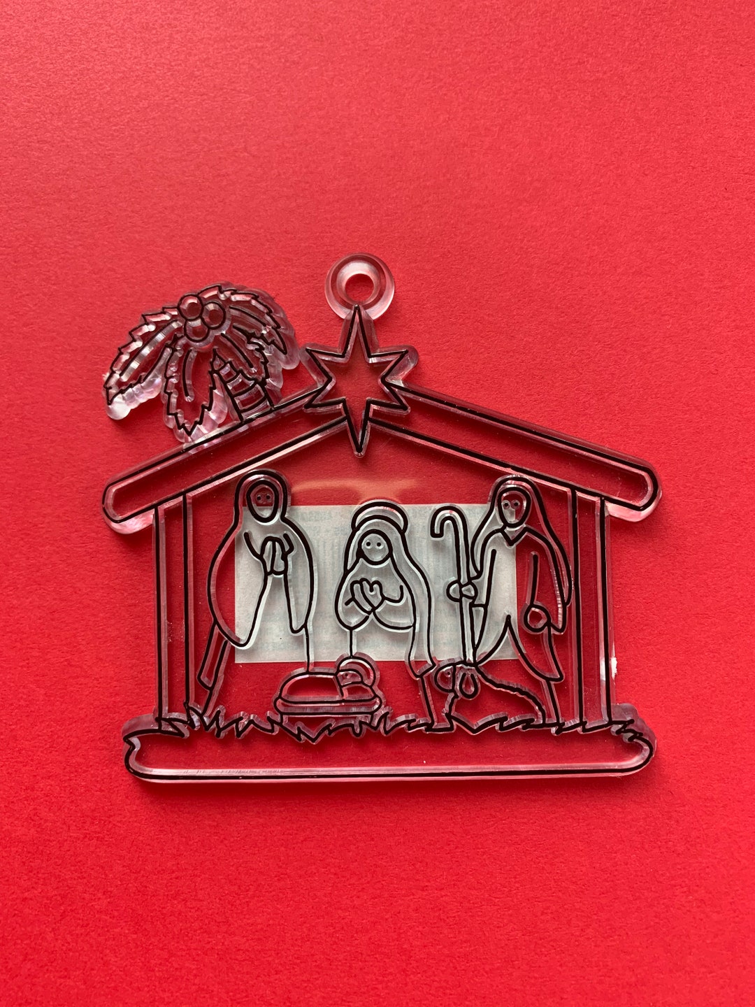 Nativity Scene Suncatcher, Christmas Suncatcher Ornament by Darice - Etsy