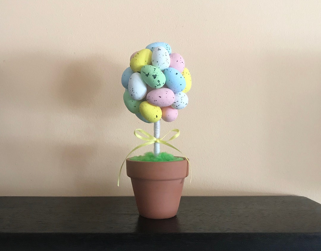 DIY Easter Topiary Tree, Easter Eggs Tree Craft, Easter Craft Kit for ...