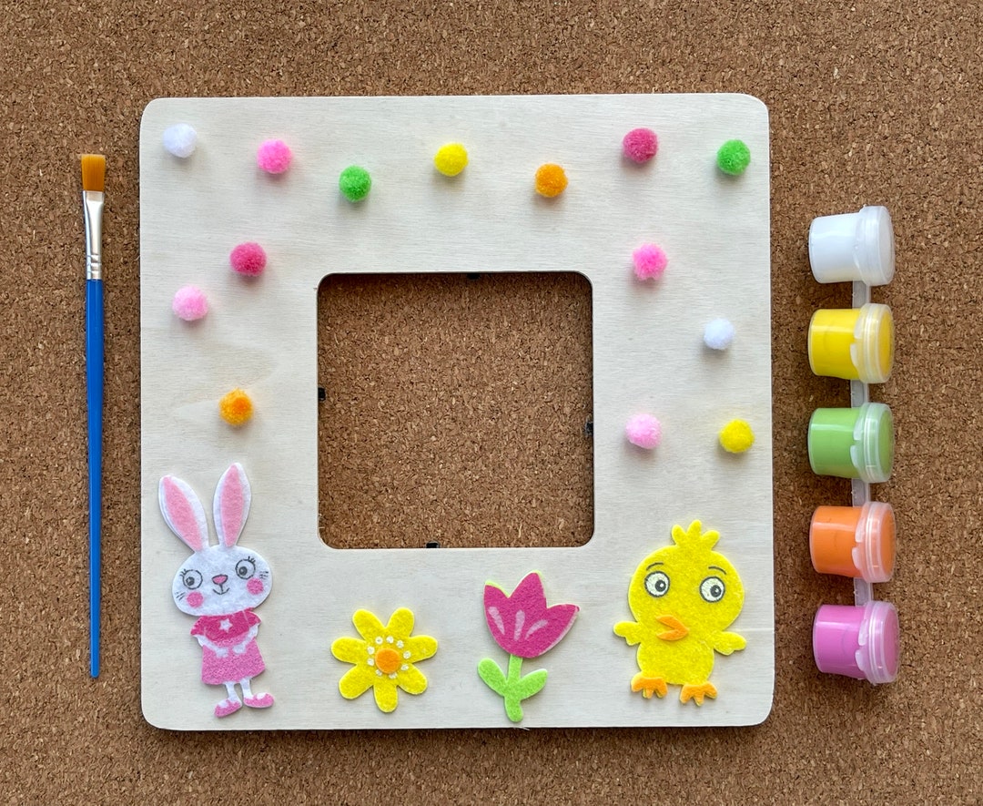 Easter Picture Frame Craft Kit for Kids. Paint Craft Kit for Kids ...