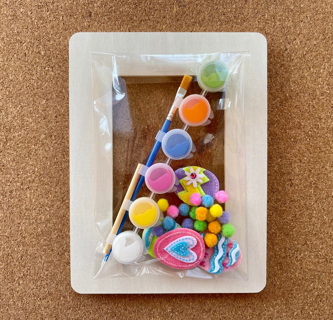 Easter Picture Frame Craft Kit, Paint Your Own, Bunny & Egg Decor - Etsy