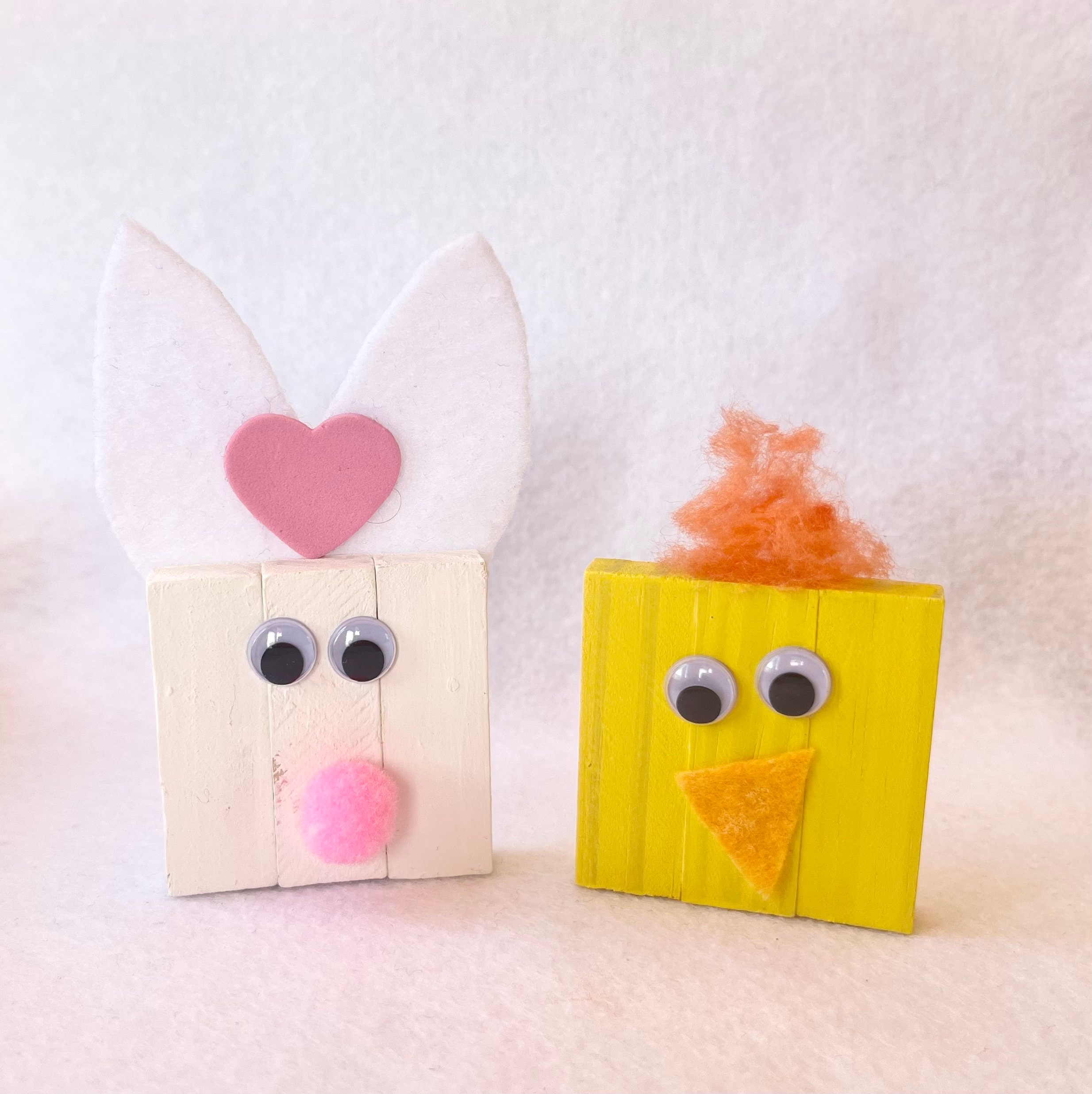 Easter DIY Craft Kit for Kids, Tiered Tray Easter Bunny Decor Craft ...