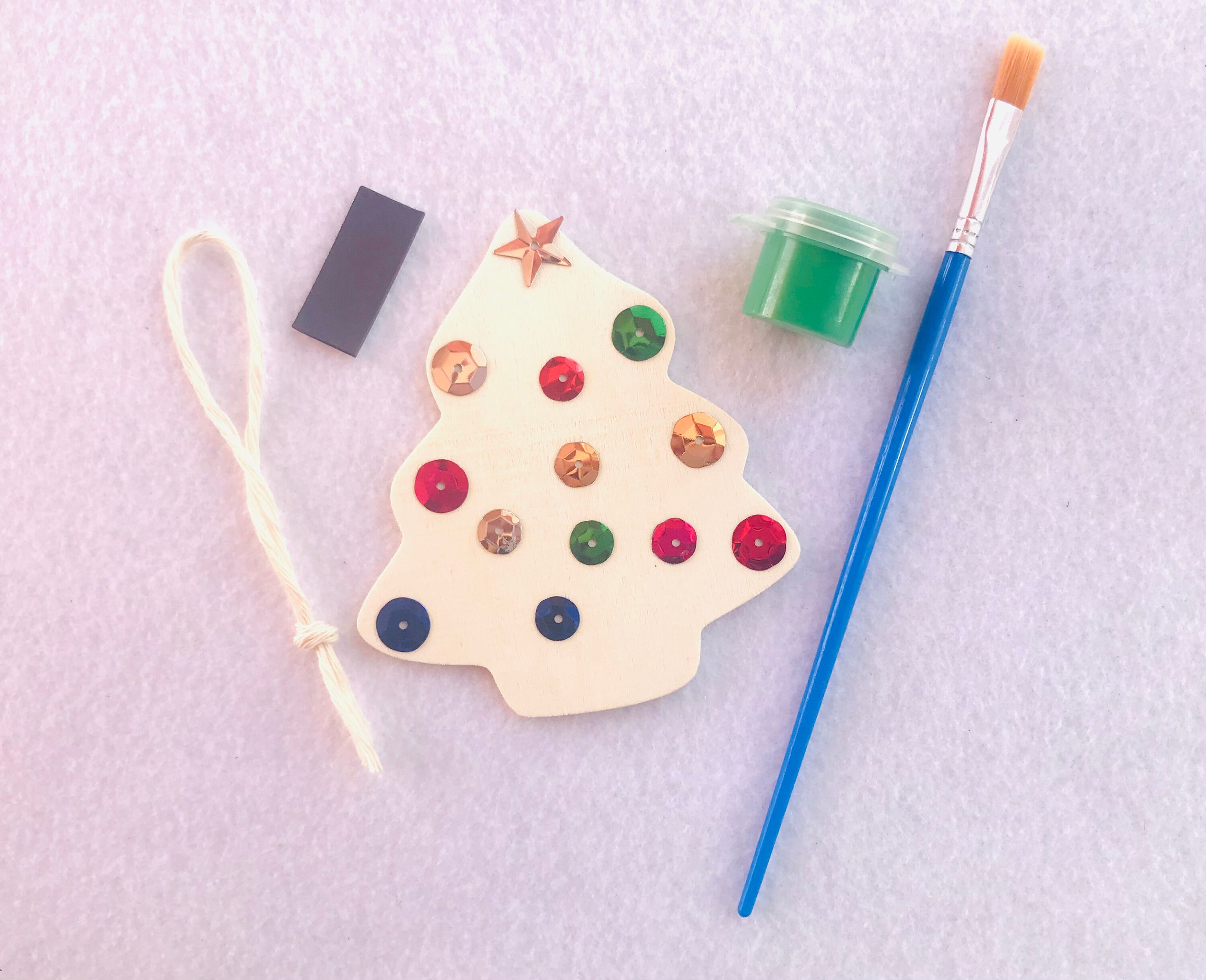 Christmas Ornament and Fridge Magnet Kit, Make Your Own Wooden ...