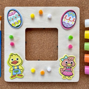 Easter Picture Frame Craft Kit for Kids, Paint Your Own - Etsy