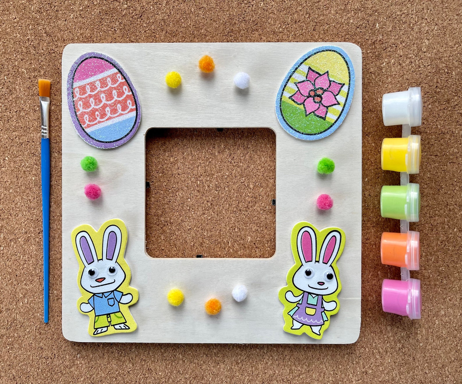 Easter Picture Frame Craft Kit for Kids, Paint Your Own - Etsy
