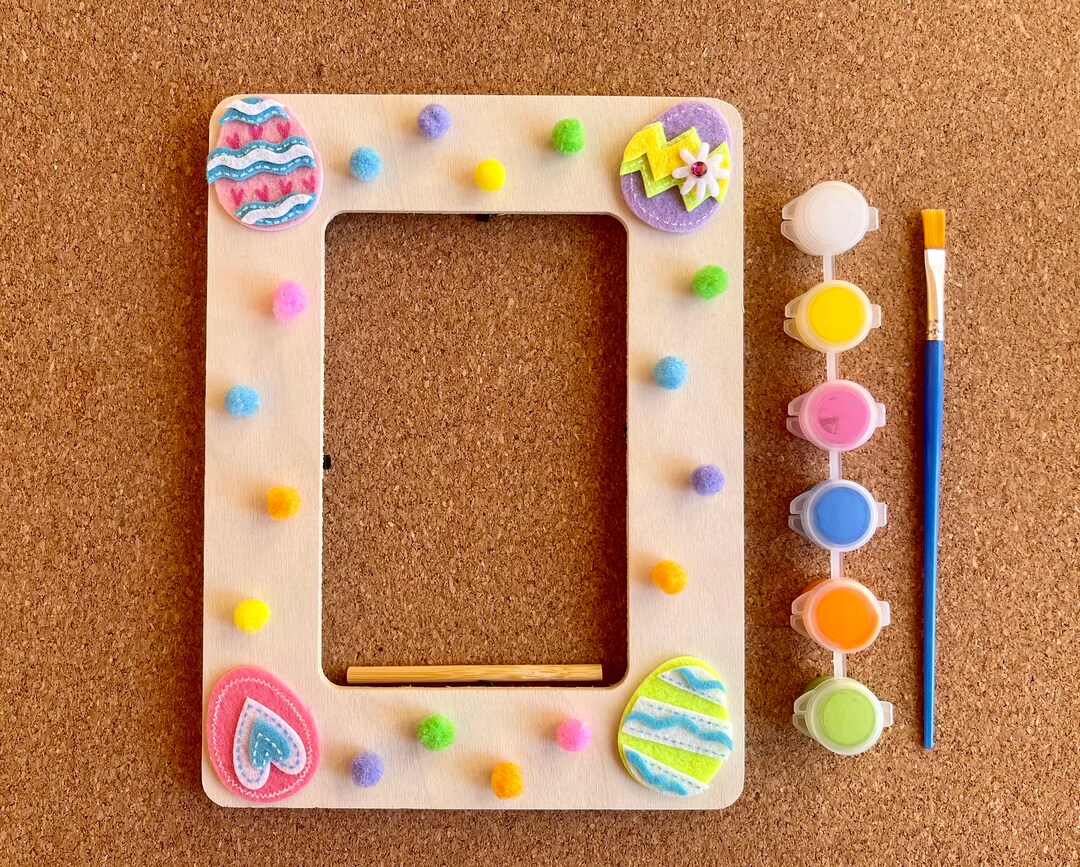 Easter Picture Frame Craft Kit for Kids. Paint Craft Kit for Kids ...