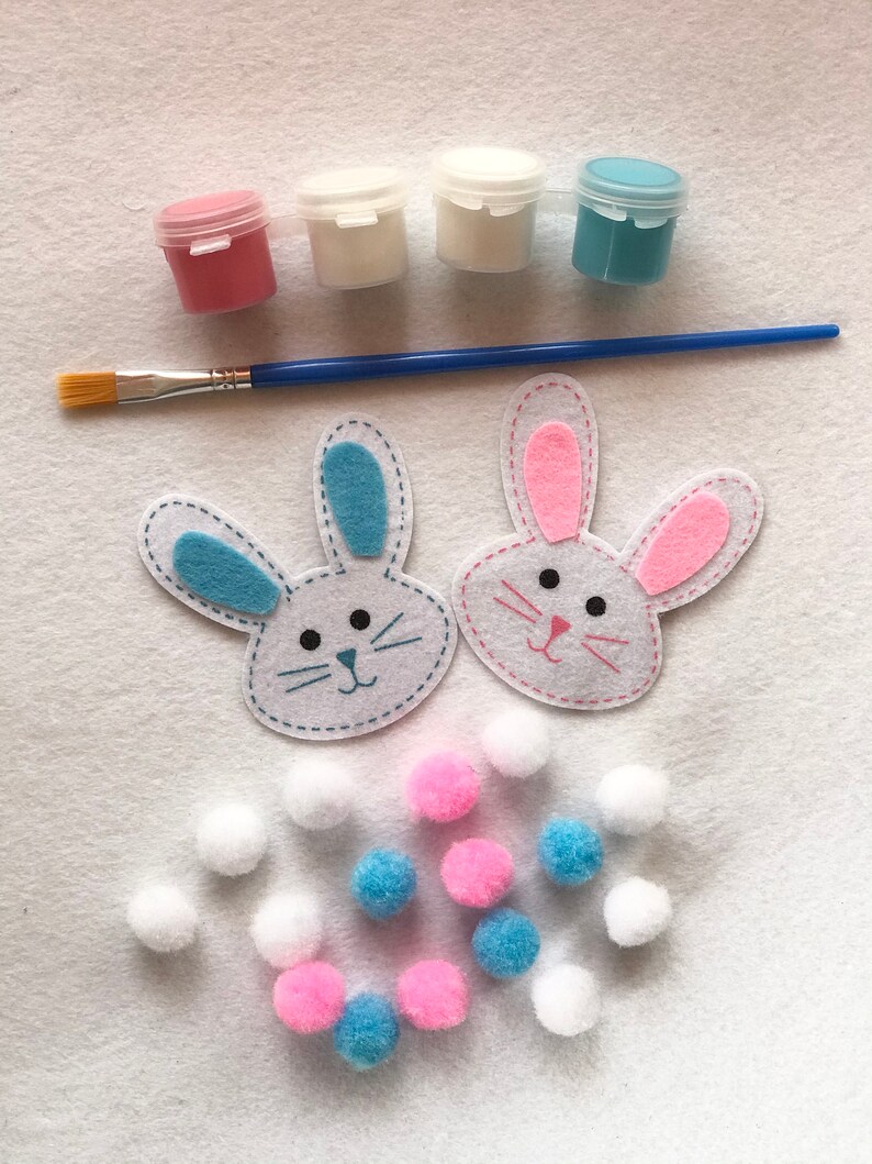 Easter Picture Frame Craft Kit for Kids. Paint Craft Kit for - Etsy
