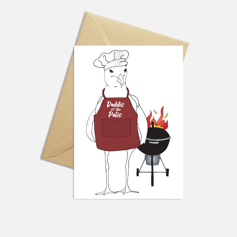 BBQ Birthday Card Funny Father's Day Card Birthday Card - Etsy Canada