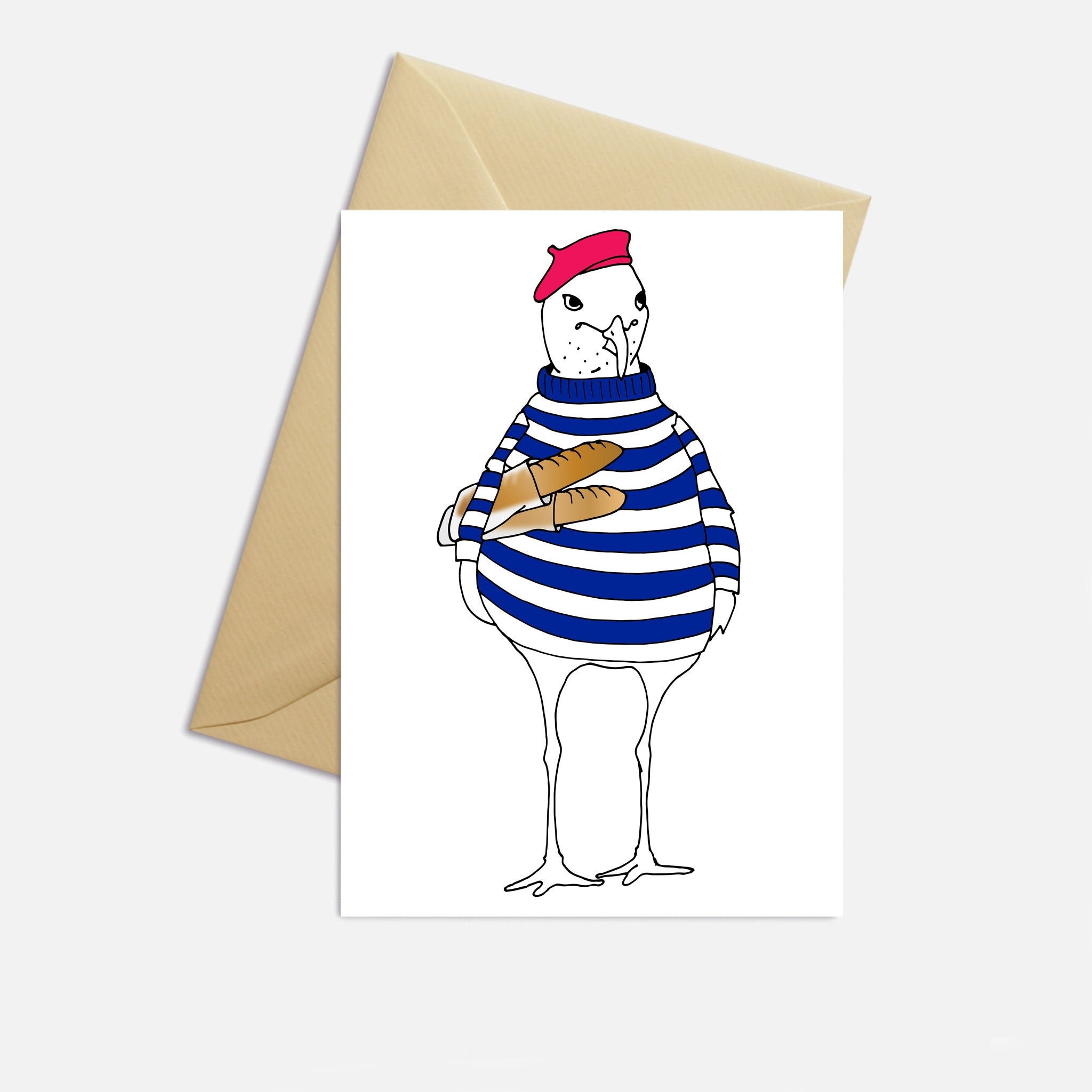 French Birthday Card, Funny Father's Day Card, Funny Birthday Card for ...