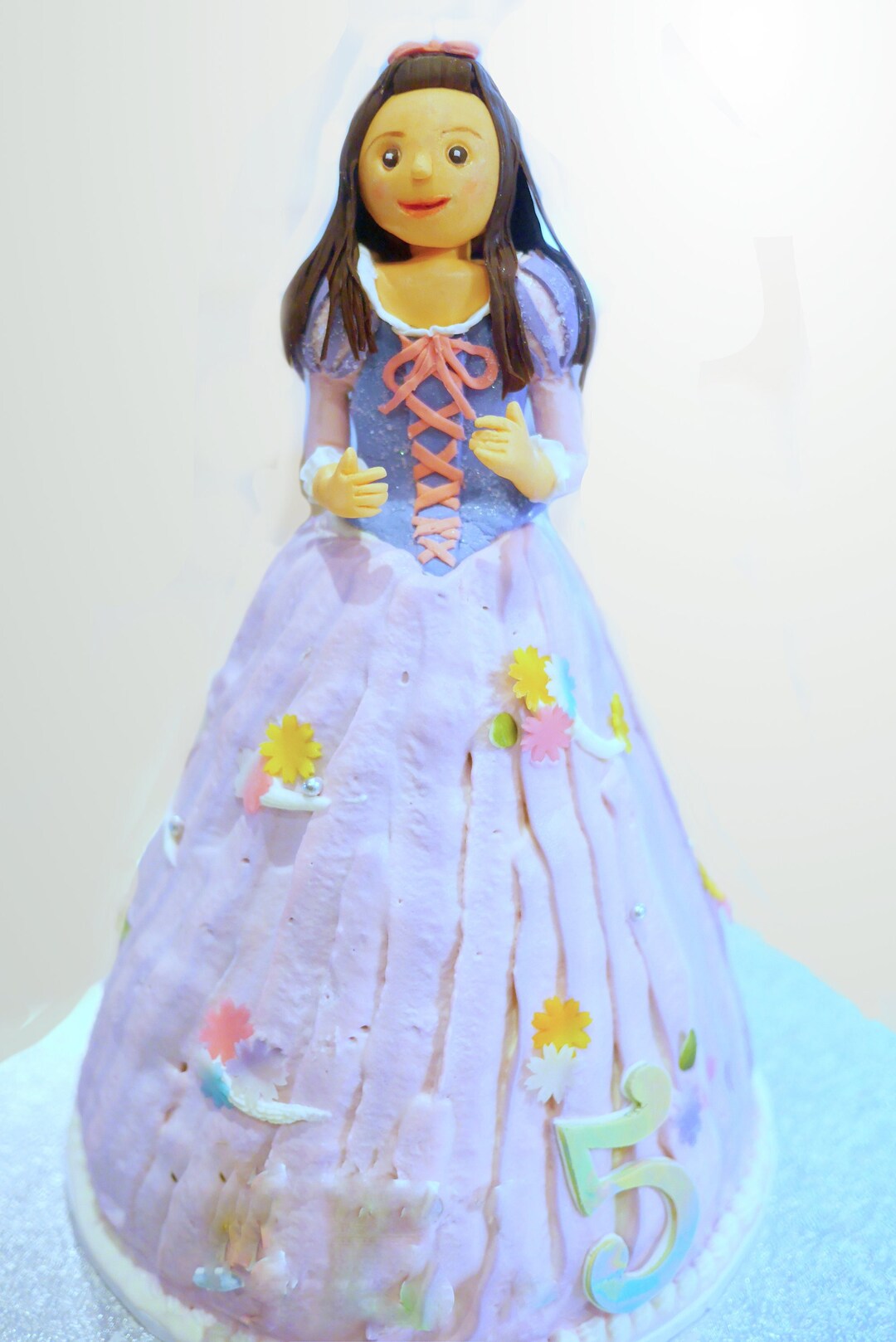 Personalized Princess Cake Topper: Custom Fondant Dress Design - Etsy